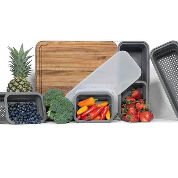 Tidy Board | Kitchen | Nib Tidy Board Food Meal Planning Prep Kit Aqua ...